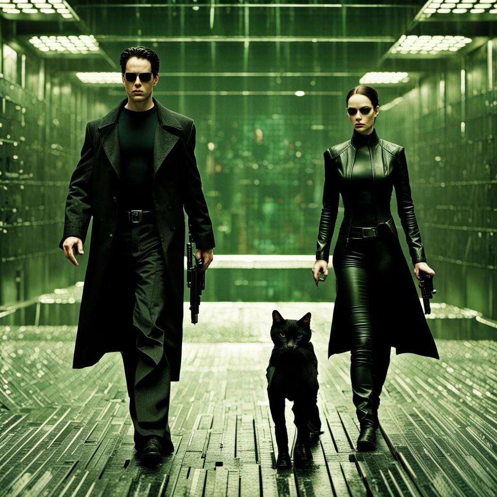 The matrix Leo and Trinity intricate details, HDR, beautifully shot ...