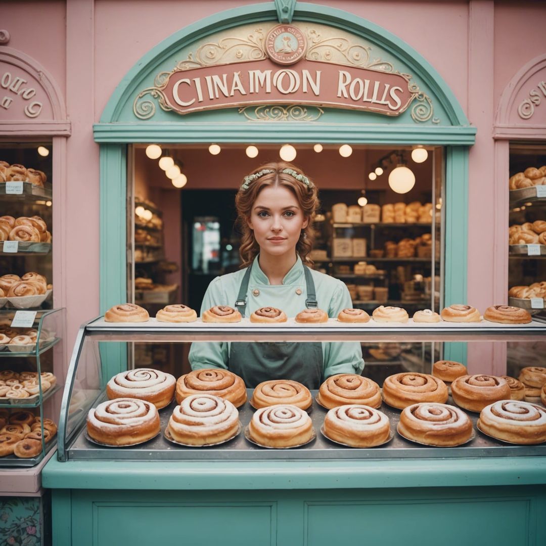 Cinnamon Rolls Store 🍩 - AI Generated Artwork - NightCafe Creator