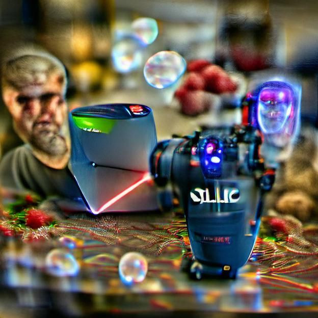 Silicone jelly Laser powered Computer with A.I. at an IQ of 1,000,000 ...