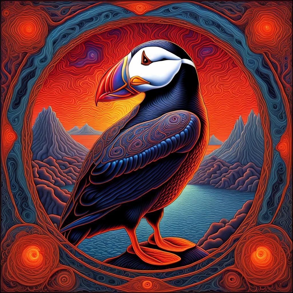 Pretty Puffin - AI Generated Artwork - NightCafe Creator