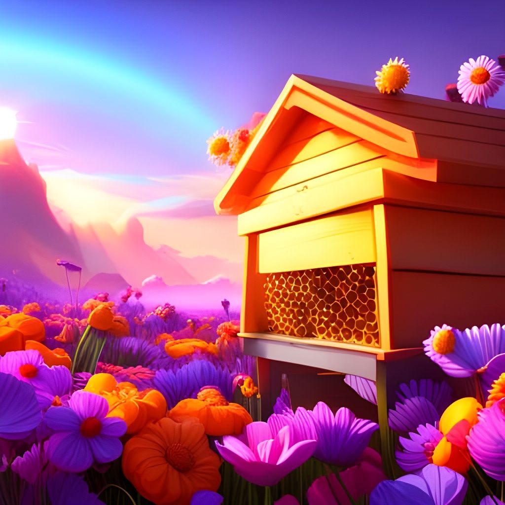 Beehive - AI Generated Artwork - NightCafe Creator