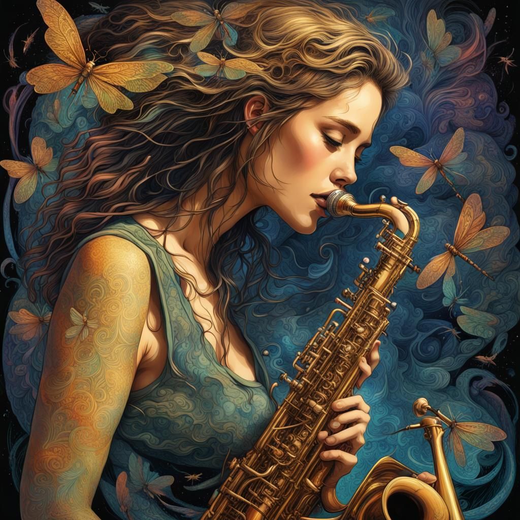 MUSIC MAKER 12 - AI Generated Artwork - NightCafe Creator