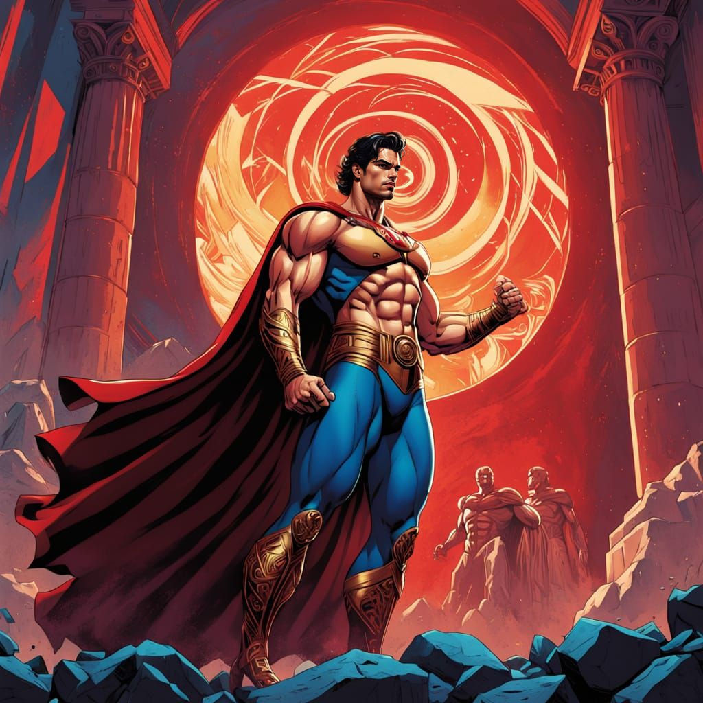 Arisis of Kandor in ancient Greece - Muscled Warrior of Anci...