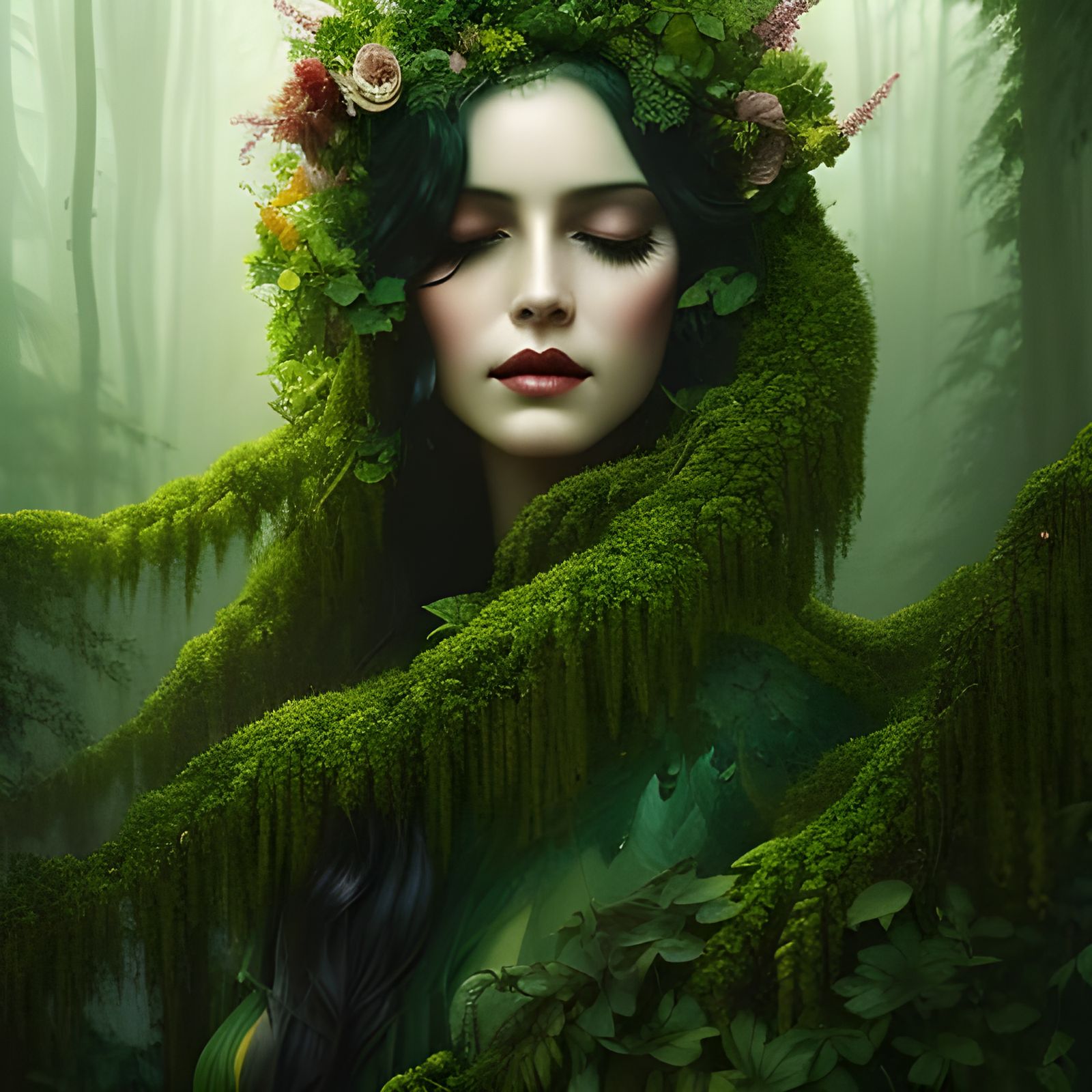 Vines in my Veins - AI Generated Artwork - NightCafe Creator