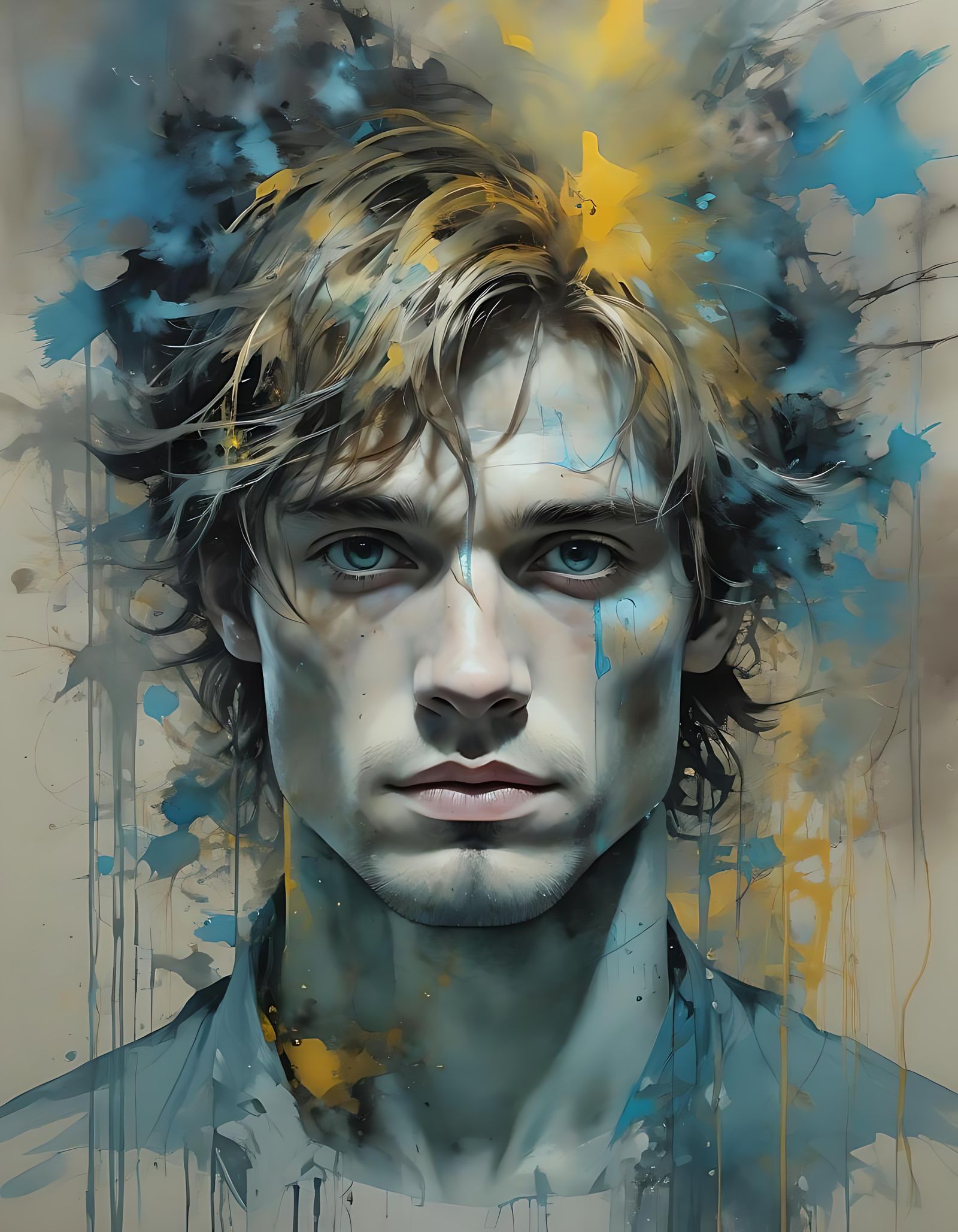 Blue character - AI Generated Artwork - NightCafe Creator