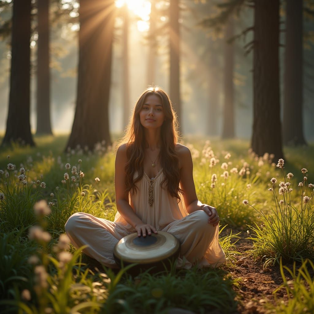Forest hand panning….. - Forest hand panning…..