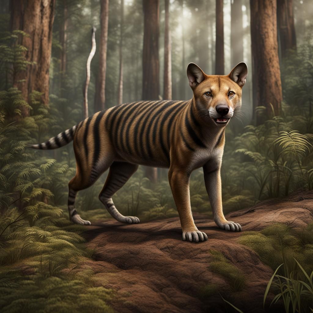 Thylacine: The last known of its species died in 1936 at Hobart Zoo in ...