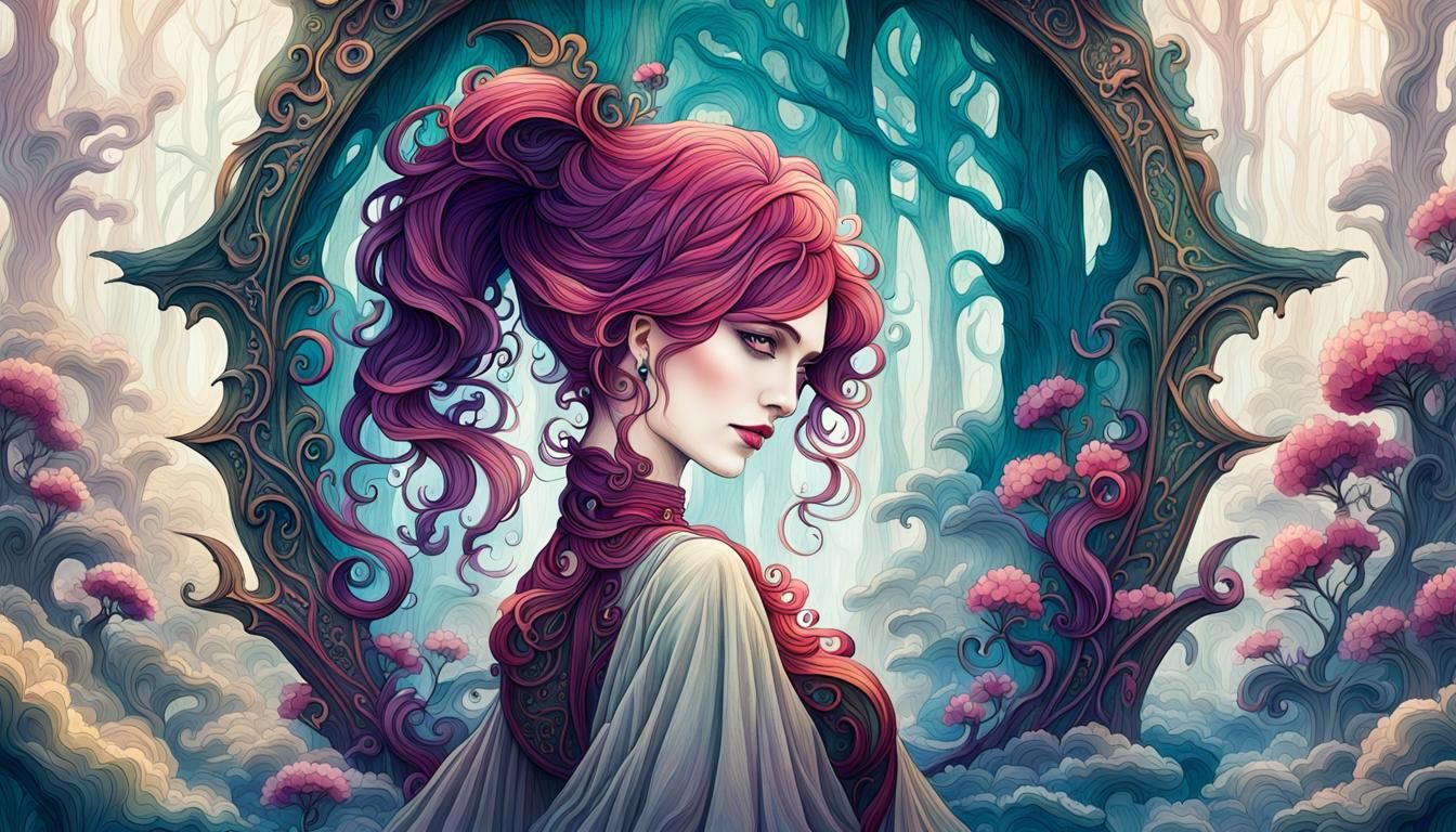 Between Realms - AI Generated Artwork - NightCafe Creator