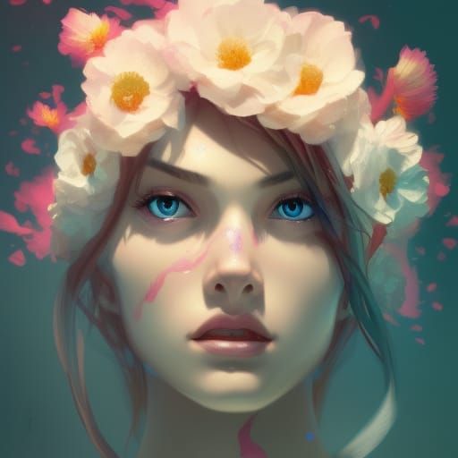 Fluffle bumber flower - AI Generated Artwork - NightCafe Creator