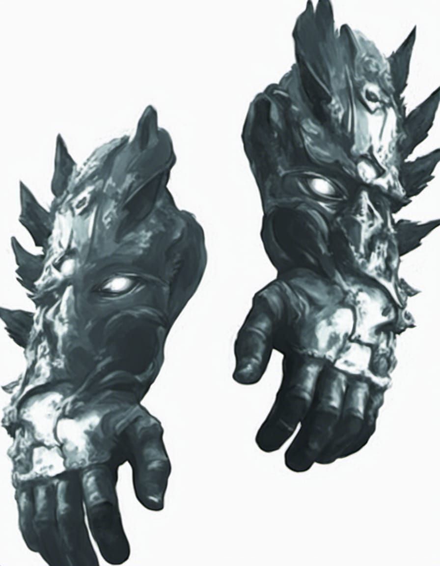The 4 gauntlets of Shiva are an intimidating sight. Each gauntlet is ...