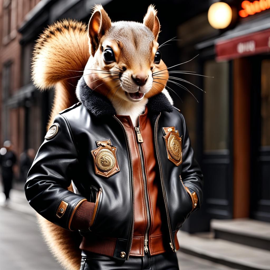 Cool Squirrel - AI Generated Artwork - NightCafe Creator