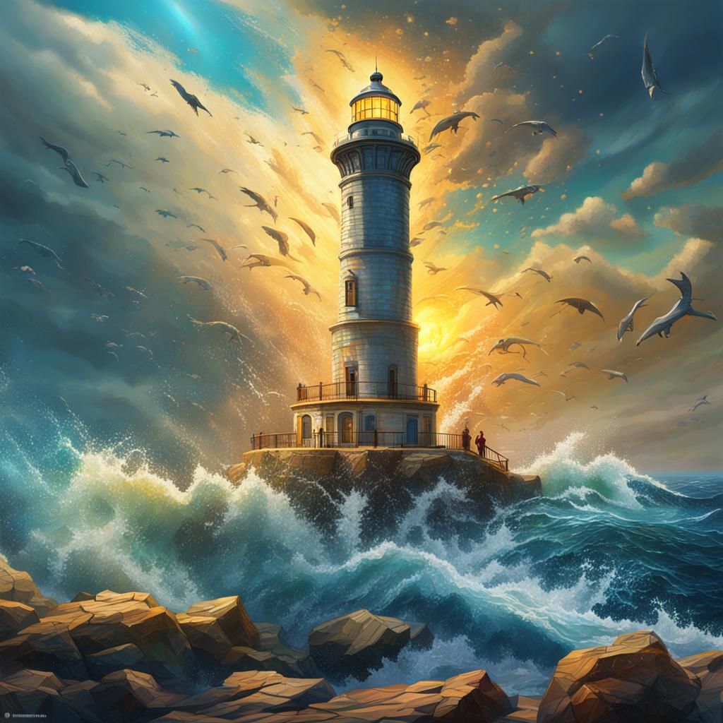 The Pharos of Alexandria lighthouse - AI Generated Artwork - NightCafe ...