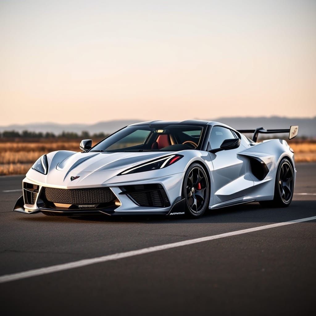 A heavily modified C8 Corvette - Modified Corvette Roadster