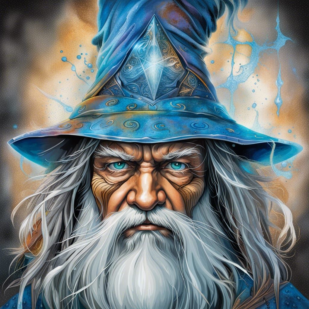 A Water Wizard - AI Generated Artwork - NightCafe Creator