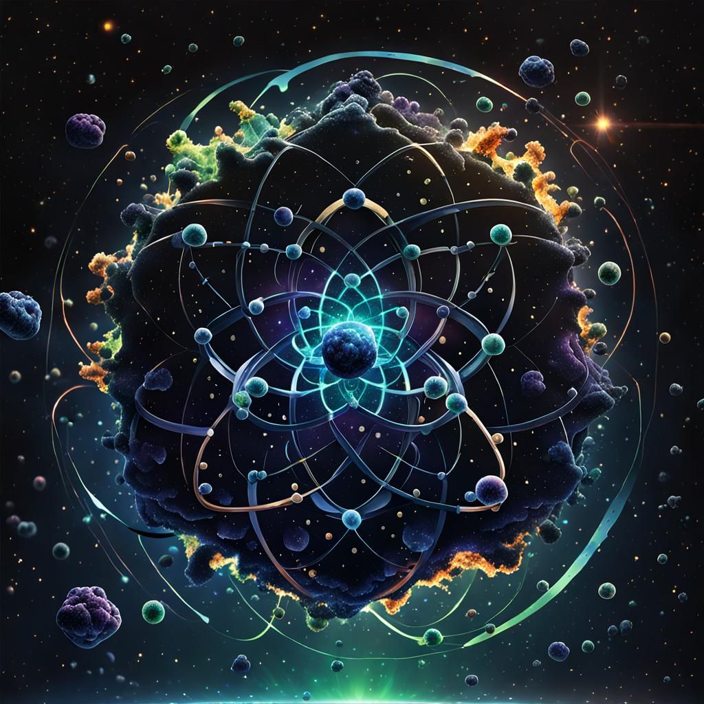 Dark Matter Toxic Polution - AI Generated Artwork - NightCafe Creator