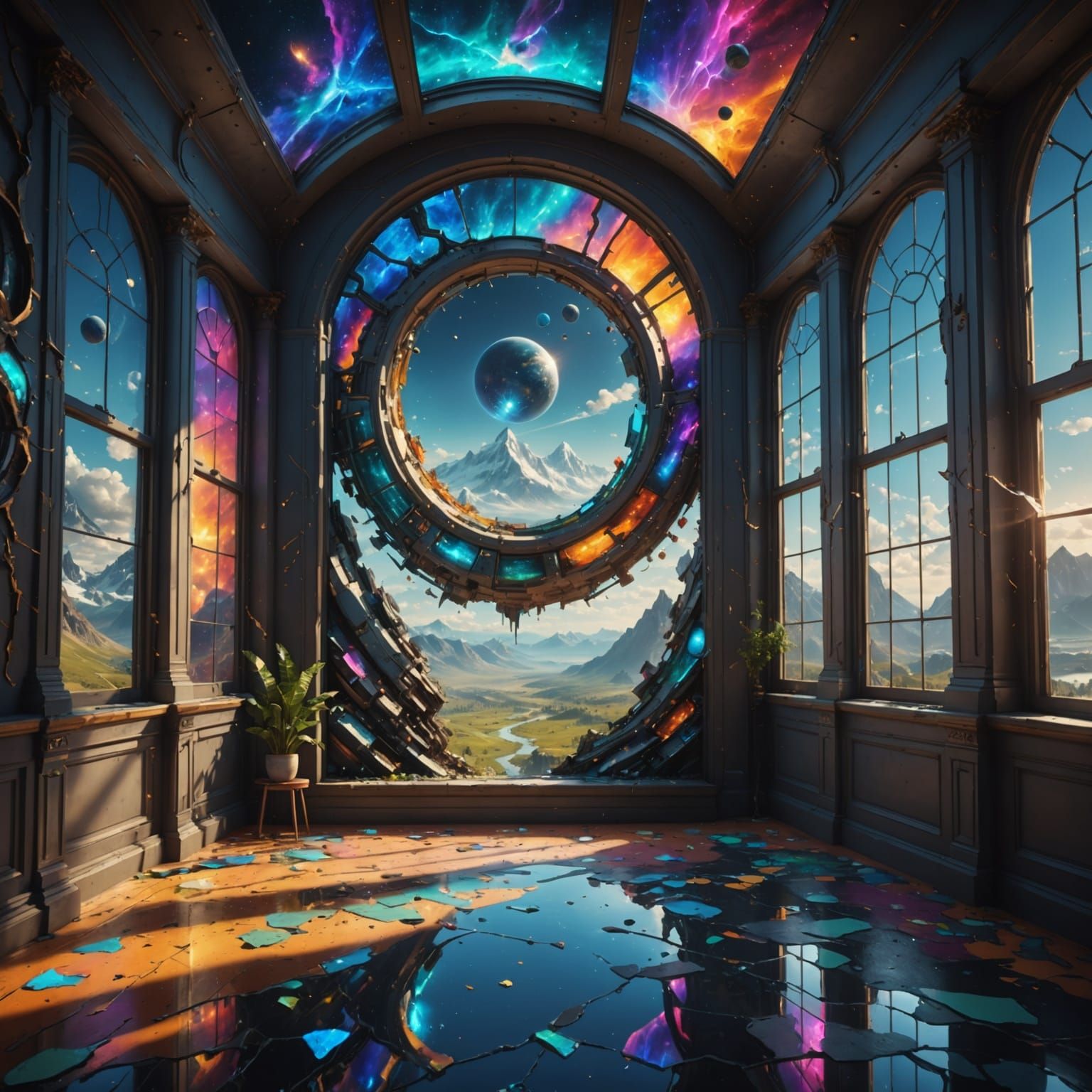 Abandoned portal hall - Abandoned portal hall