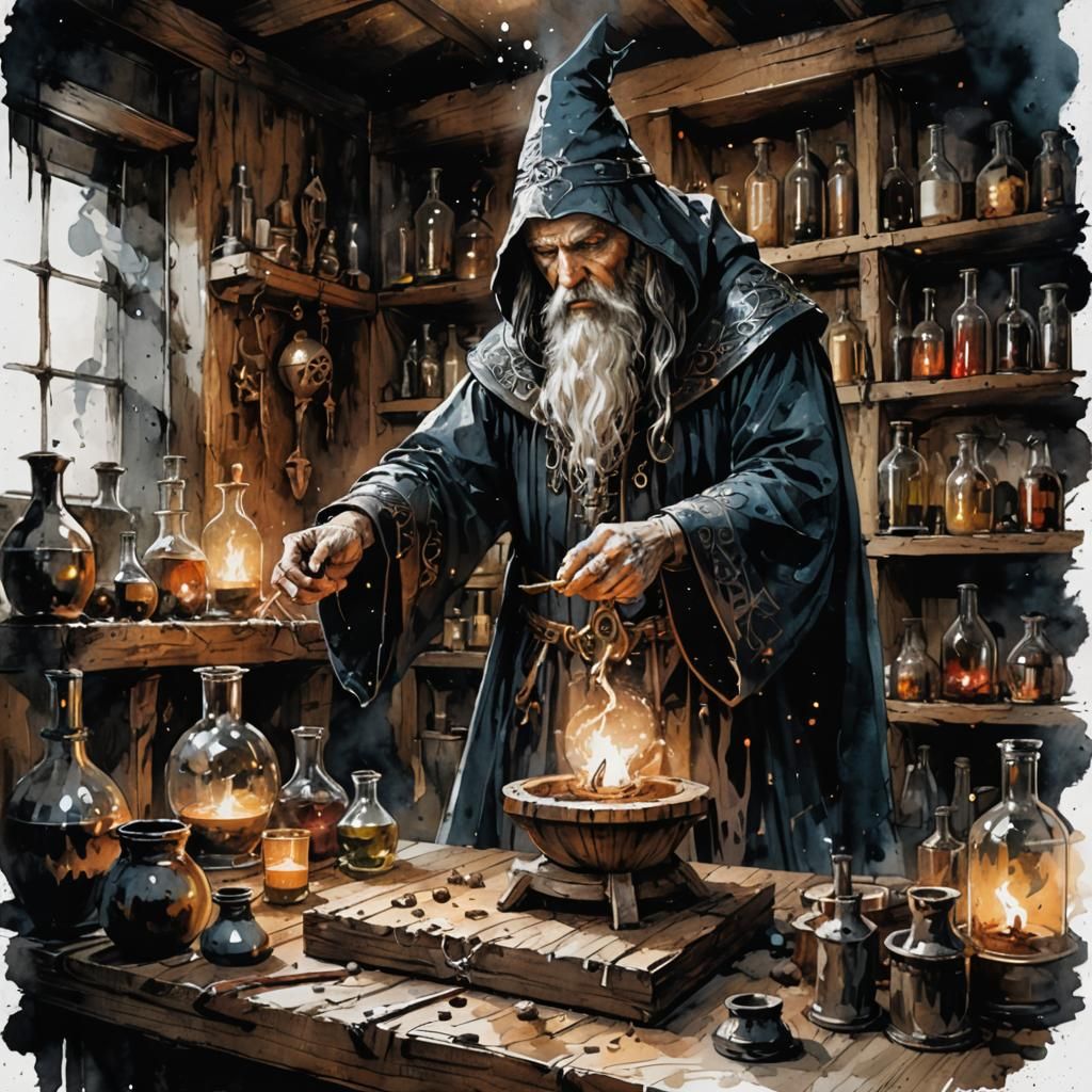 Medieval Mage - AI Generated Artwork - NightCafe Creator