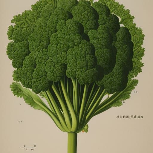 Broccoli mechanism (3) - AI Generated Artwork - NightCafe Creator