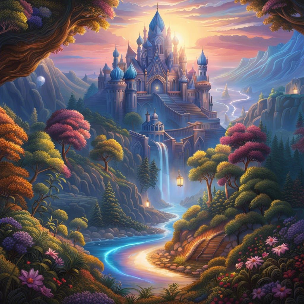 Enchanted kingdom - AI Generated Artwork - NightCafe Creator