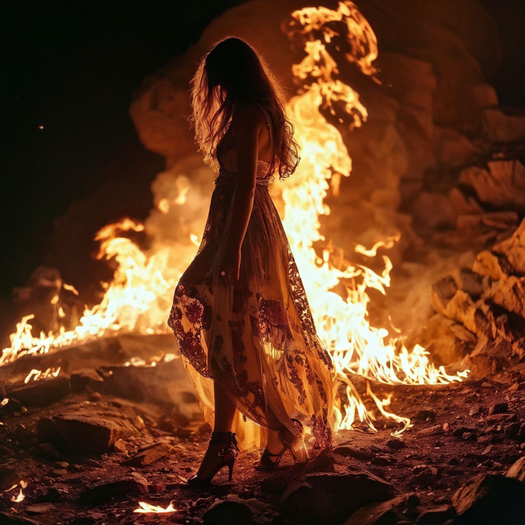 Walk through the fire, dance to your death, cooking to your faith till ...