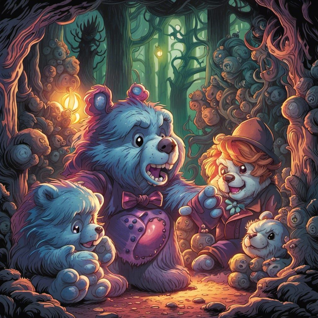 The Scare Bears - AI Generated Artwork - NightCafe Creator