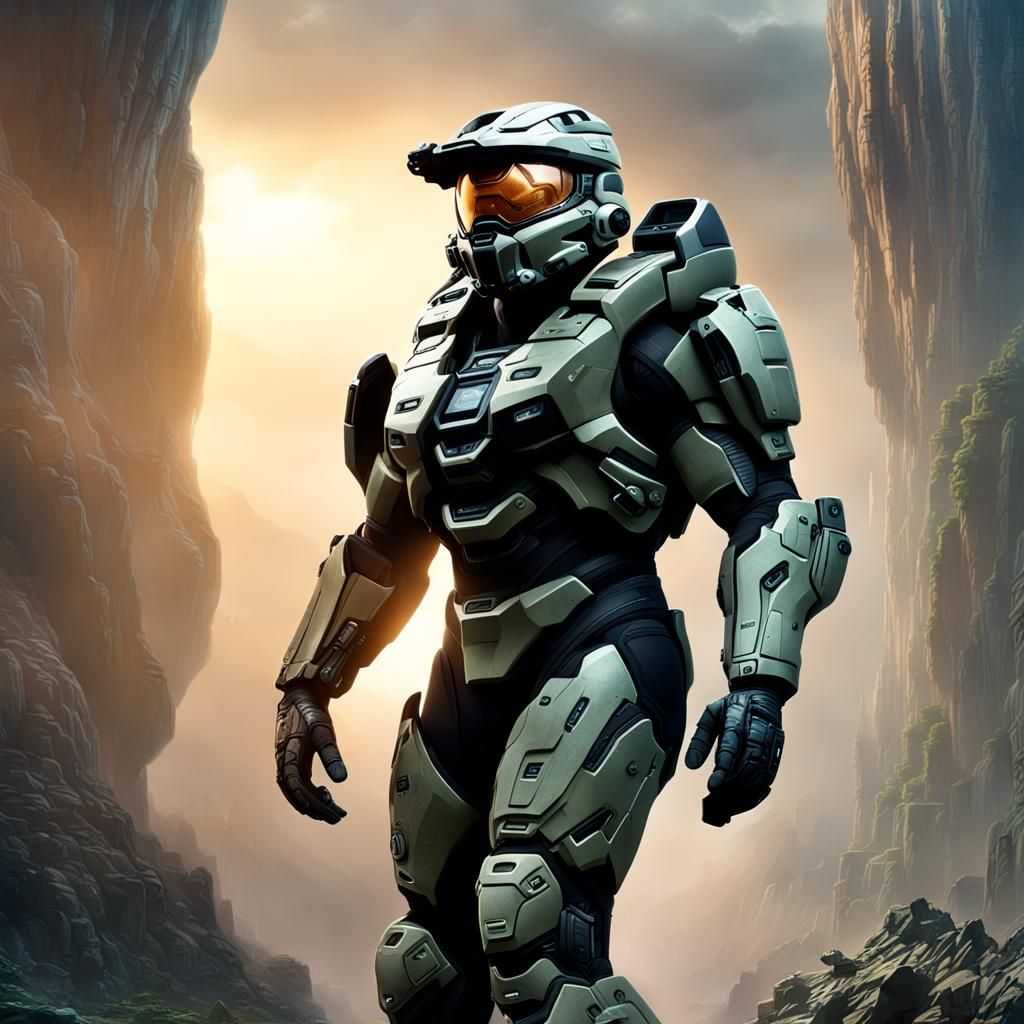 The Master Chief - AI Generated Artwork - NightCafe Creator
