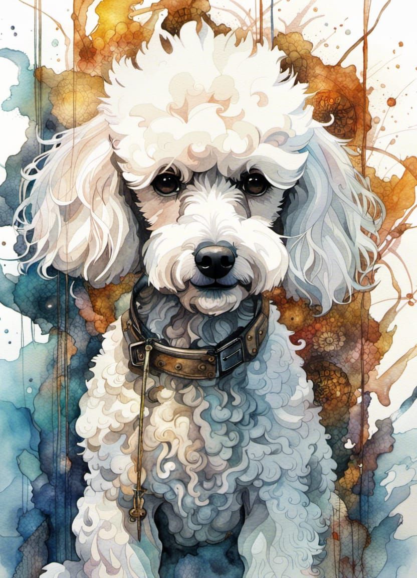 Line art watercolor, full body, ethereal background, abstract ...