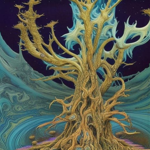 "The World Tree" - AI Generated Artwork - NightCafe Creator