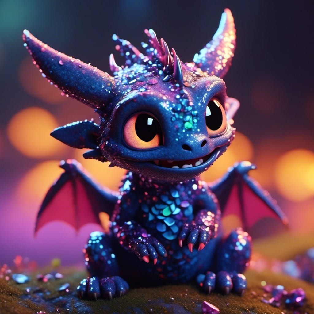 Trippycute Toothless - AI Generated Artwork - NightCafe Creator