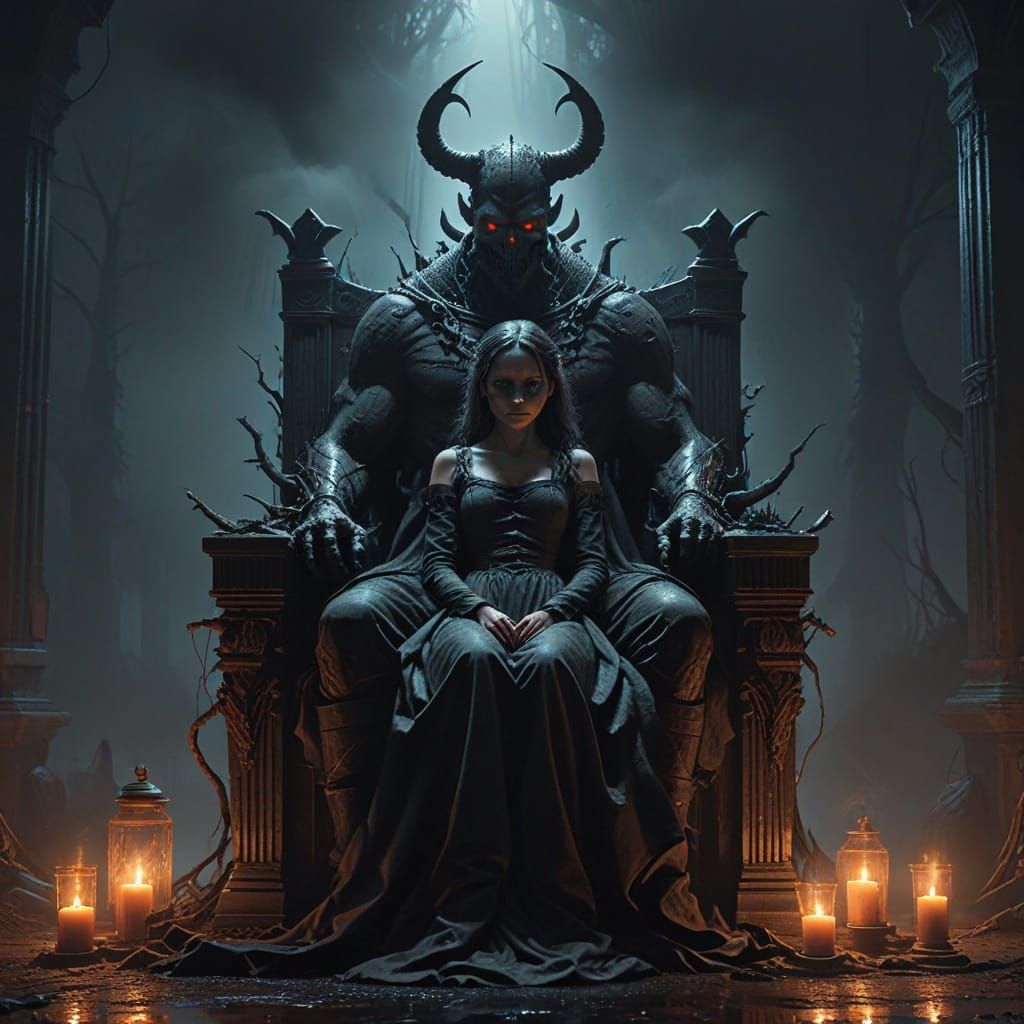 The Daughter - The Dark Lord Cradles a Young Girl in Hauntin...