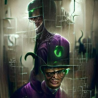 The riddler - AI Generated Artwork - NightCafe Creator