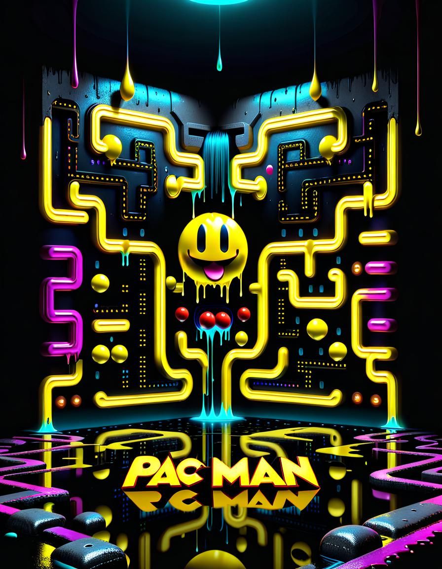Zombie Pac-Man - AI Generated Artwork - NightCafe Creator
