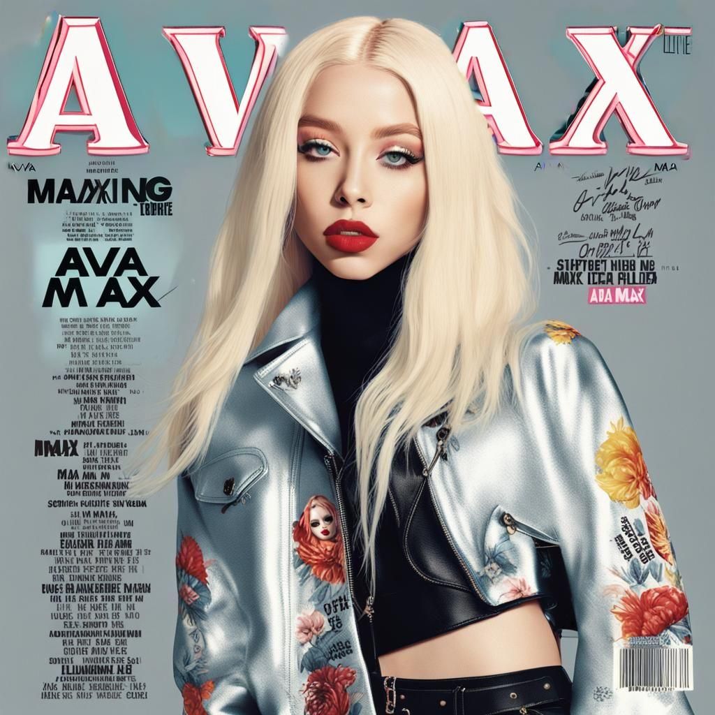 Ava Max Magazine - AI Generated Artwork - NightCafe Creator