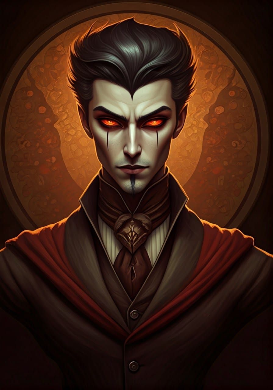 Stolas Goetia from Helluva Boss, human version