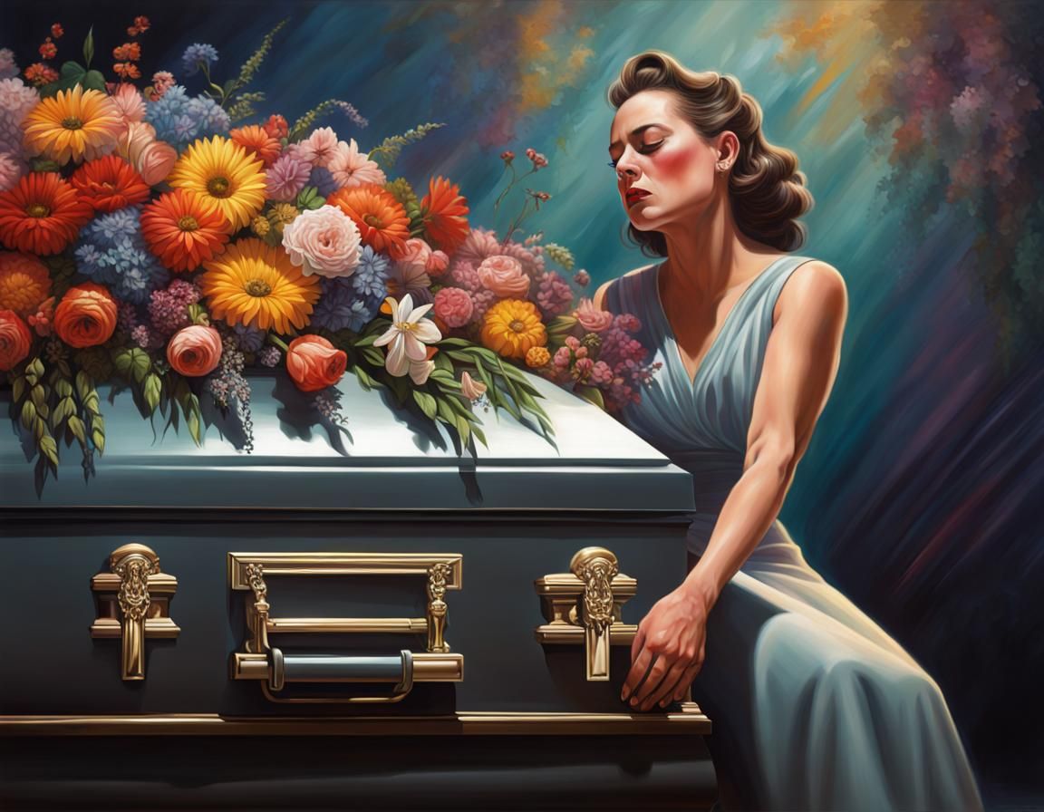His Funeral - AI Generated Artwork - NightCafe Creator