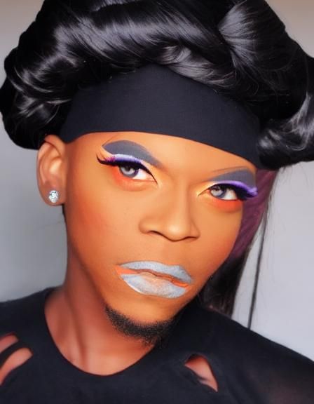 african american drag queen - AI Generated Artwork - NightCafe Creator