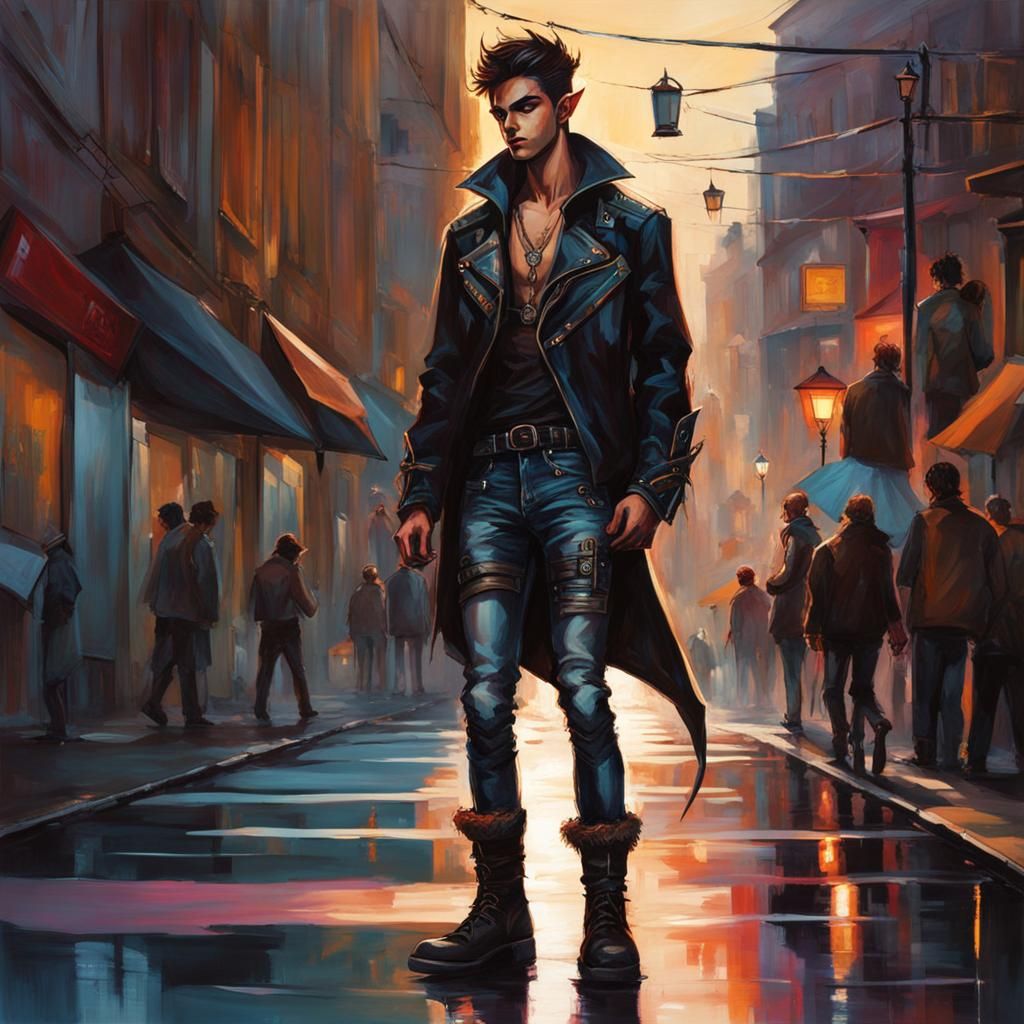 Modern Elf 231204B - AI Generated Artwork - NightCafe Creator