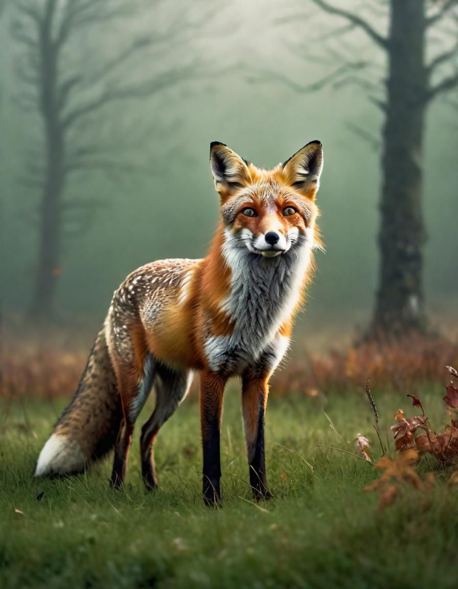 Red fox II - AI Generated Artwork - NightCafe Creator