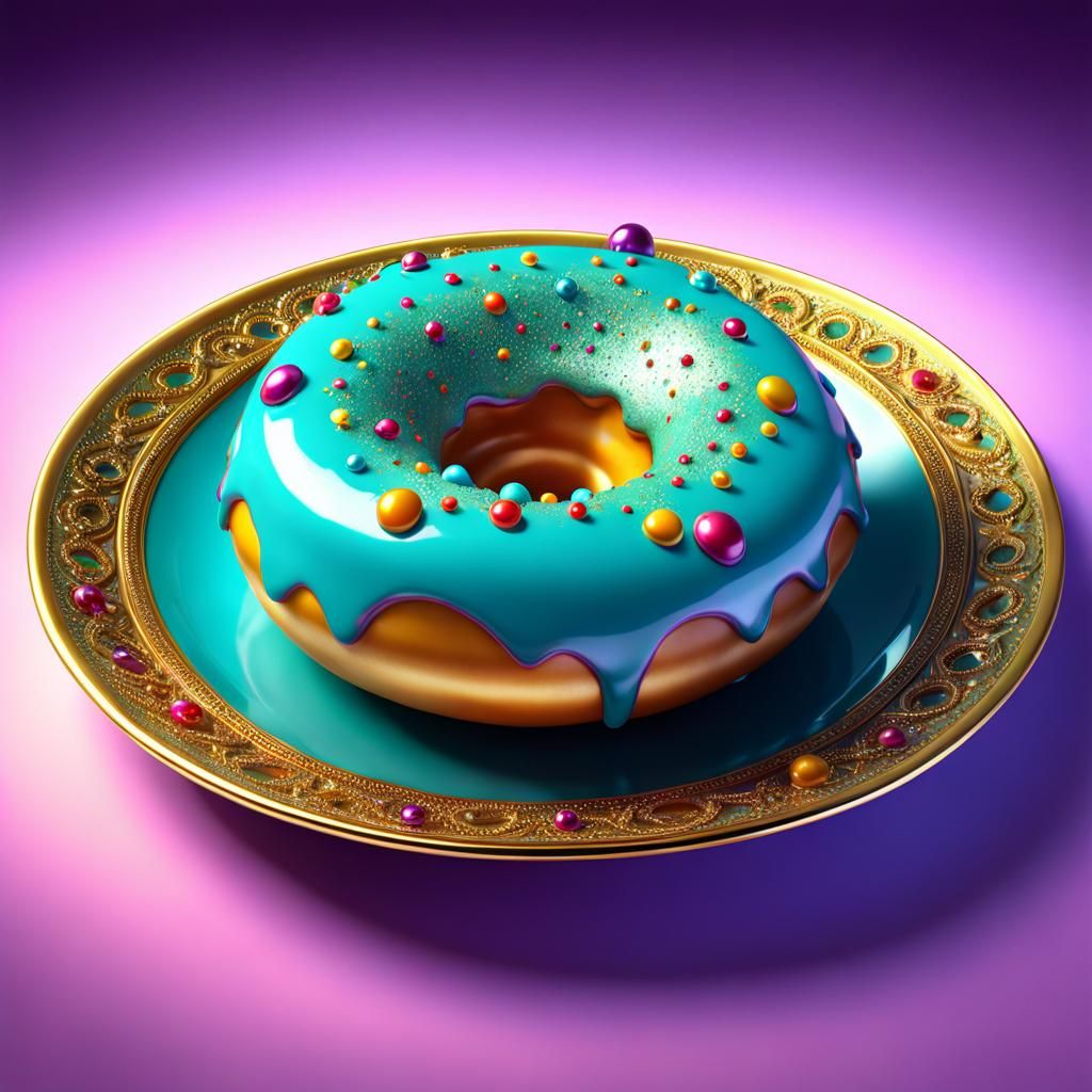Delicious Donut - AI Generated Artwork - NightCafe Creator