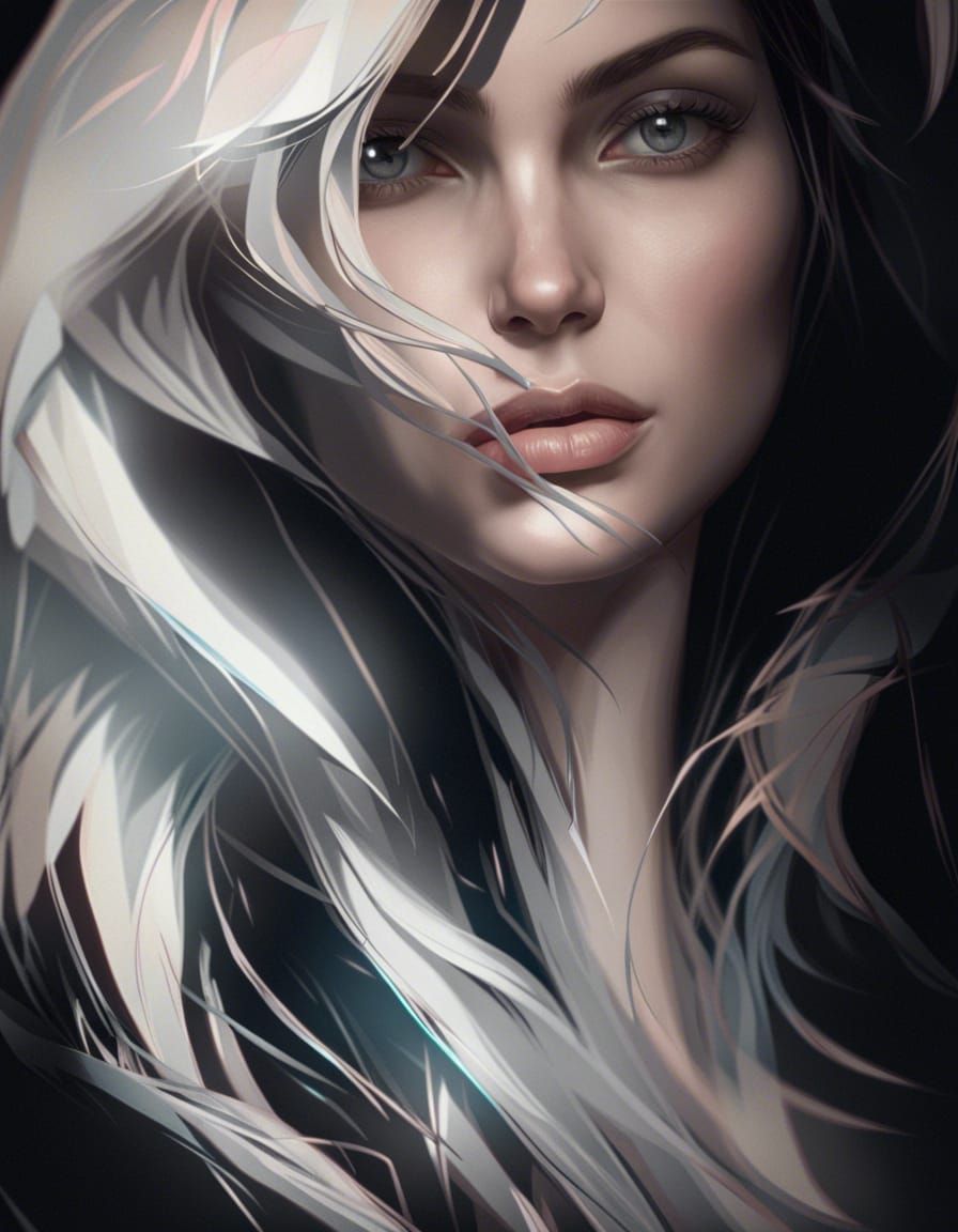 Beautiful Model posing, head and shoulders portrait, 8k resolution ...