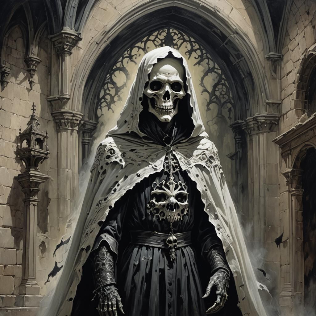 gothic spanish ghost - AI Generated Artwork - NightCafe Creator
