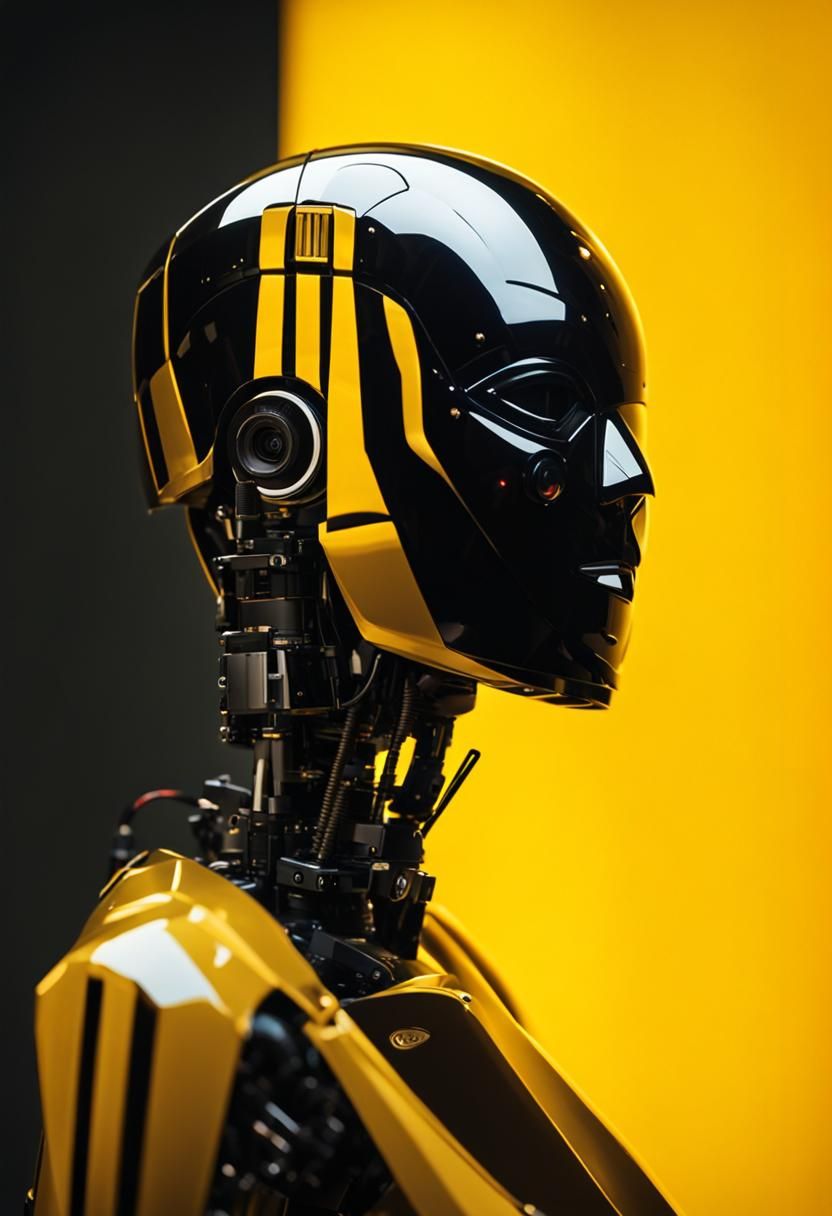 Yellow Bot of Beauty - AI Generated Artwork - NightCafe Creator