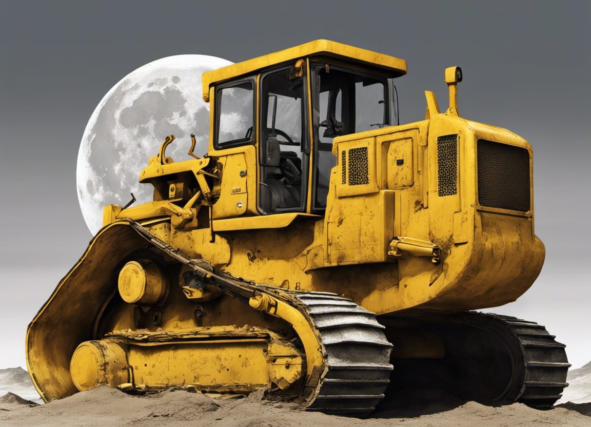 Space bulldozer - AI Generated Artwork - NightCafe Creator