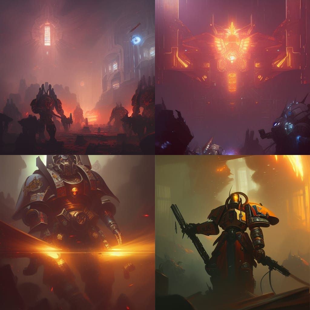 Tau Fire Caste, Warhammer 40k, Warhammer 40000 : r/nightcafe