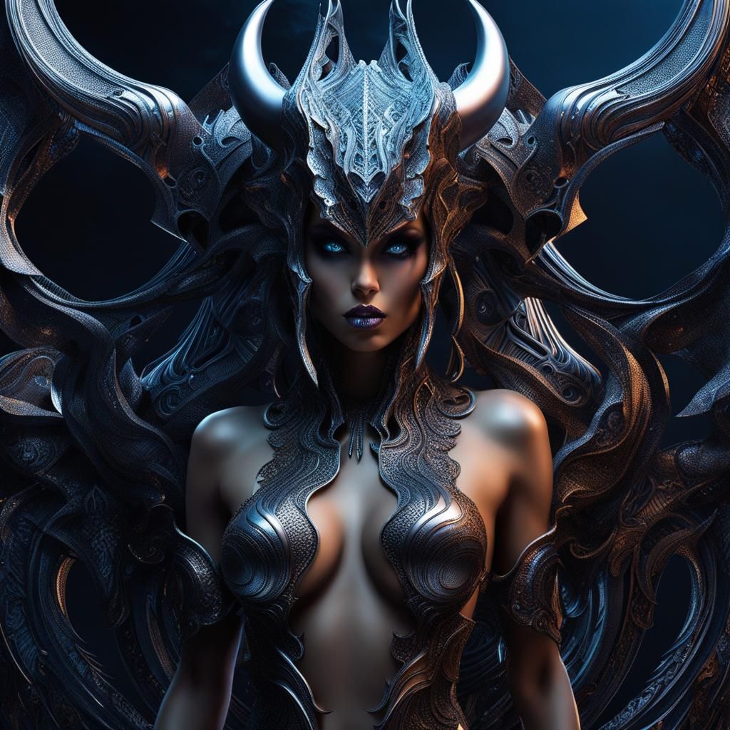 female demon - AI Generated Artwork - NightCafe Creator