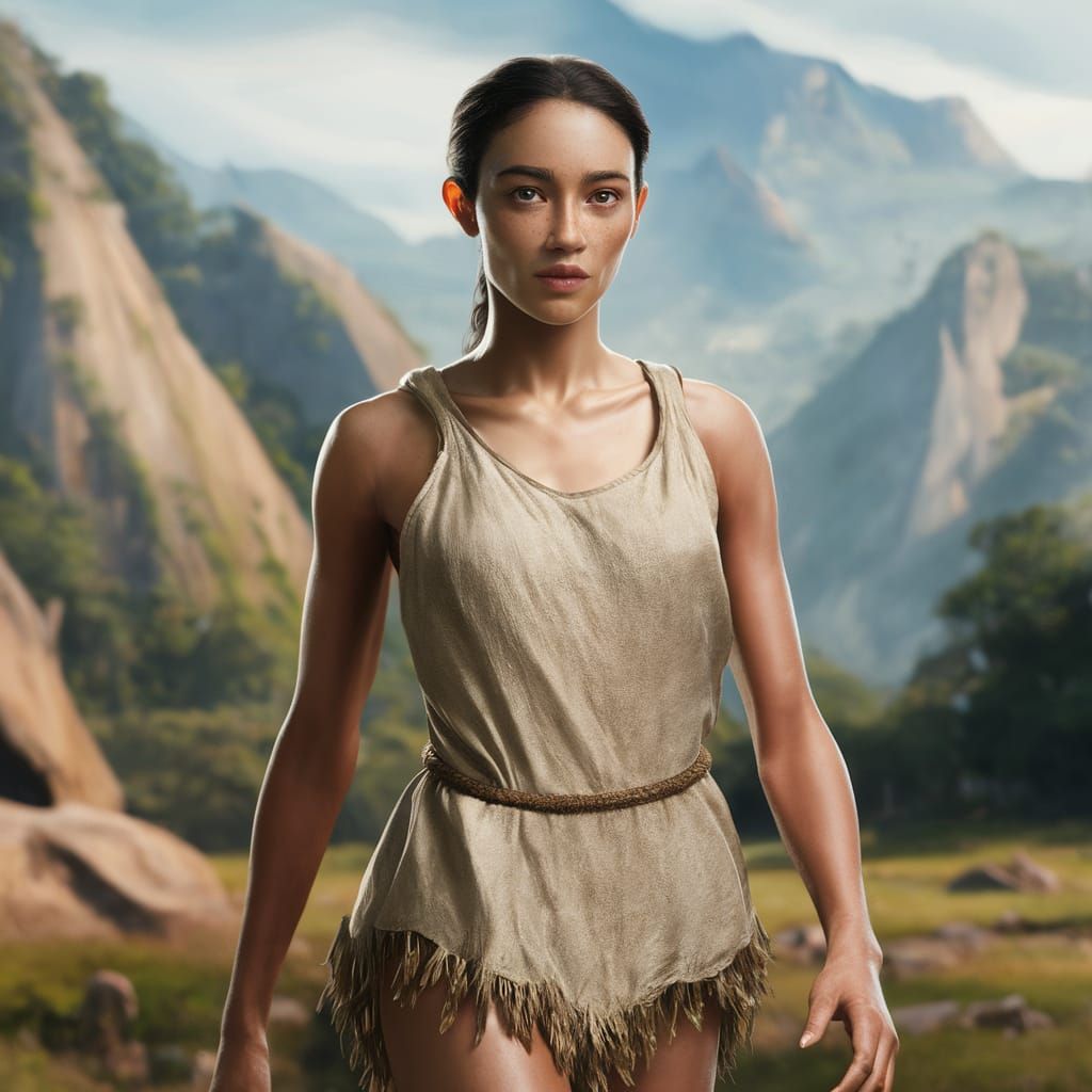 Paleolithic Princess - AI Generated Artwork - NightCafe Creator