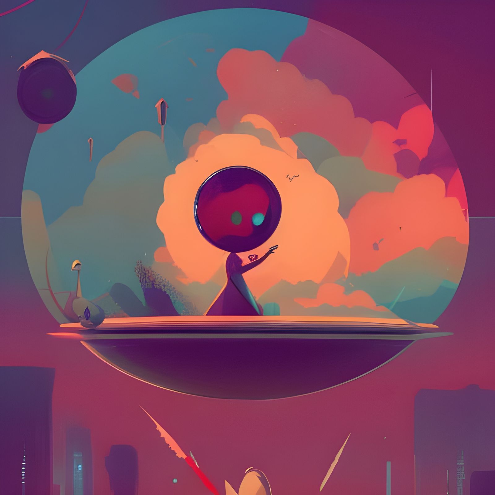 Solo Traveller - AI Generated Artwork - NightCafe Creator