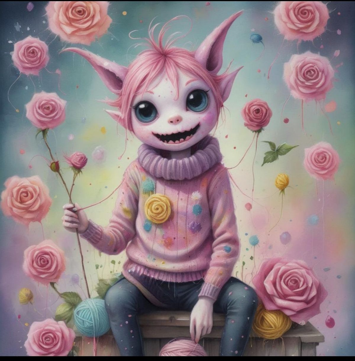 Pixie Monster 💓 - AI Generated Artwork - NightCafe Creator