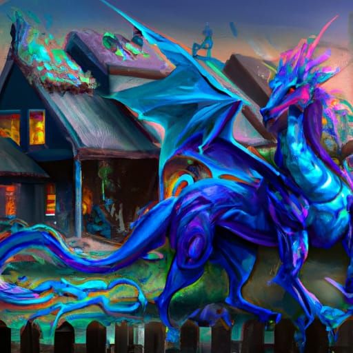 Dragon - AI Generated Artwork - NightCafe Creator