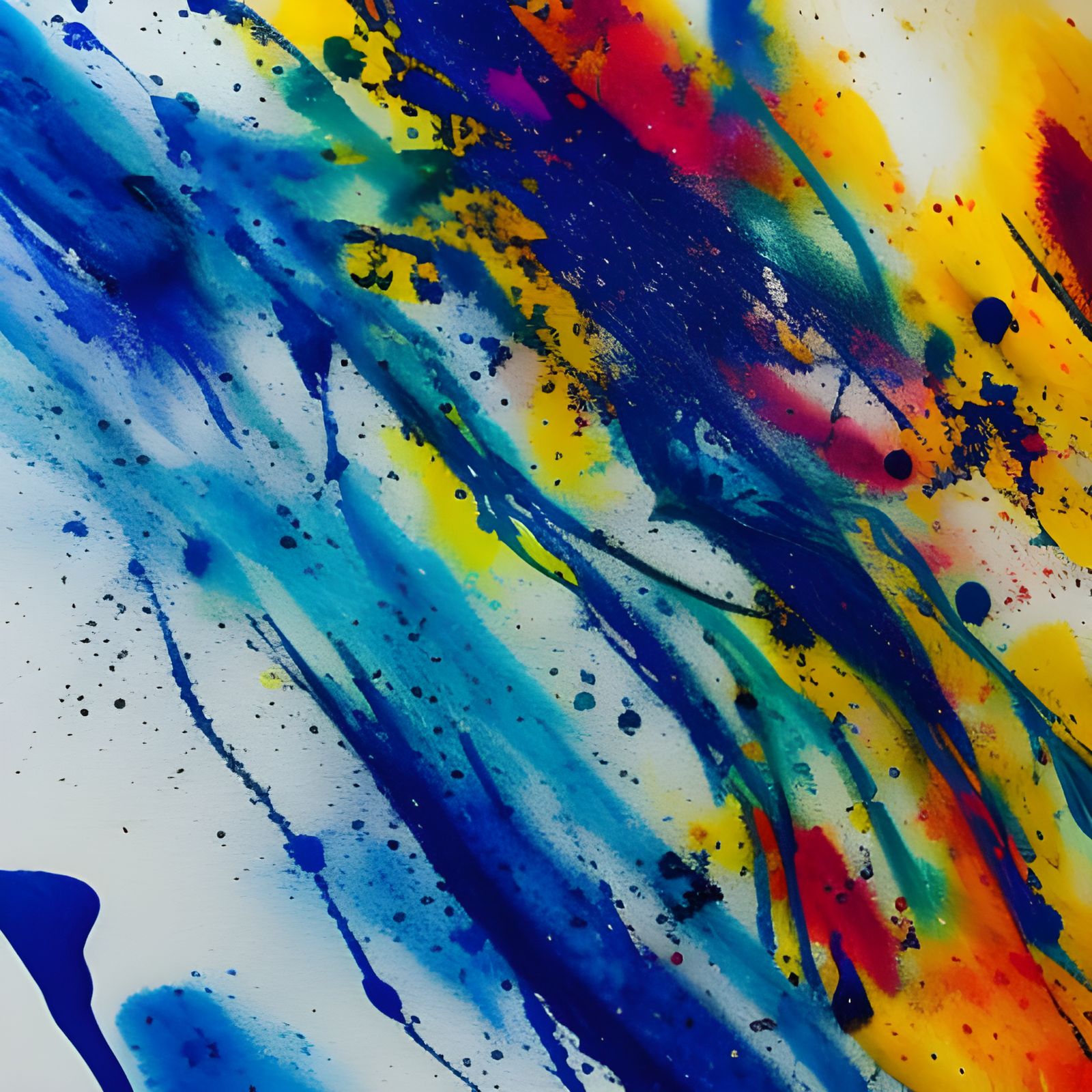 Ink Splatter - AI Generated Artwork - NightCafe Creator